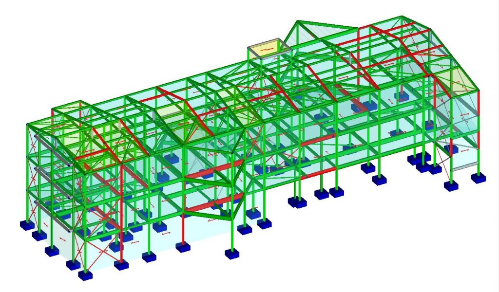 3D frame analysis with links to steel and concrete design - CADS UK