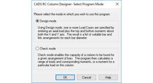 RC Column Designer Software - CADS UK