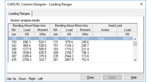 RC Column Designer Software - CADS UK