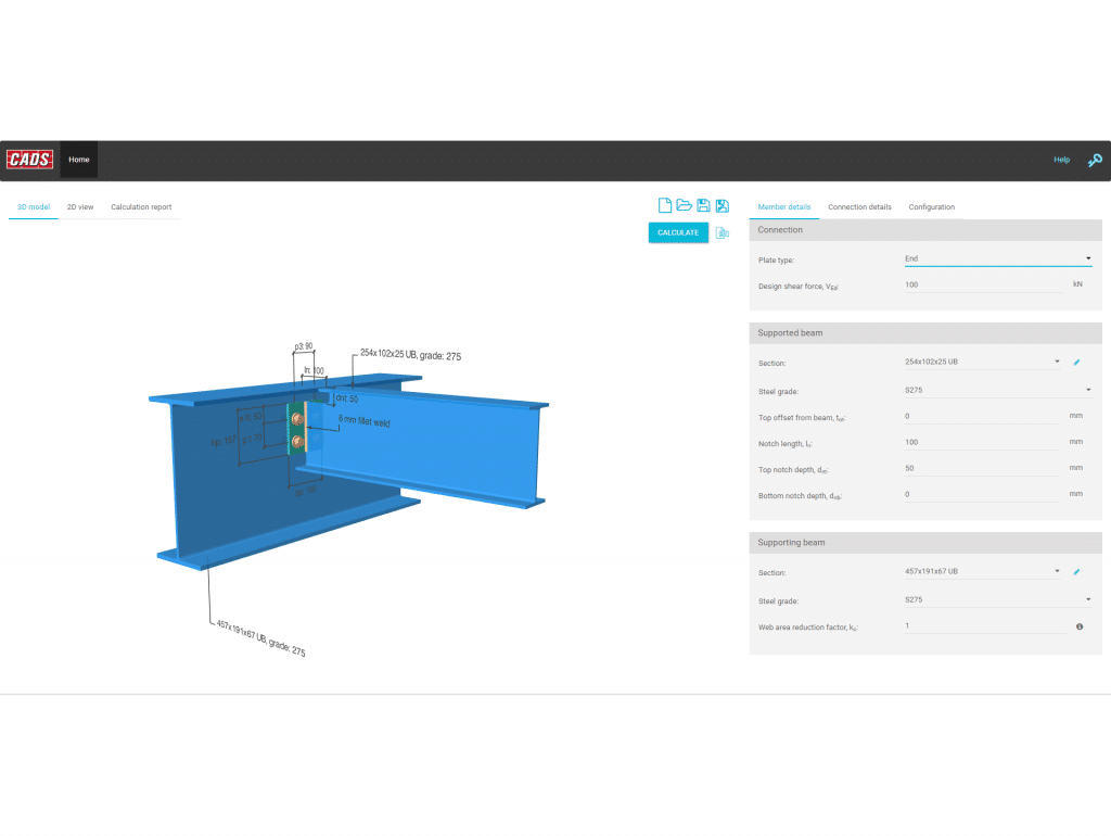 Steel Simple Connection Designer - CADS UK