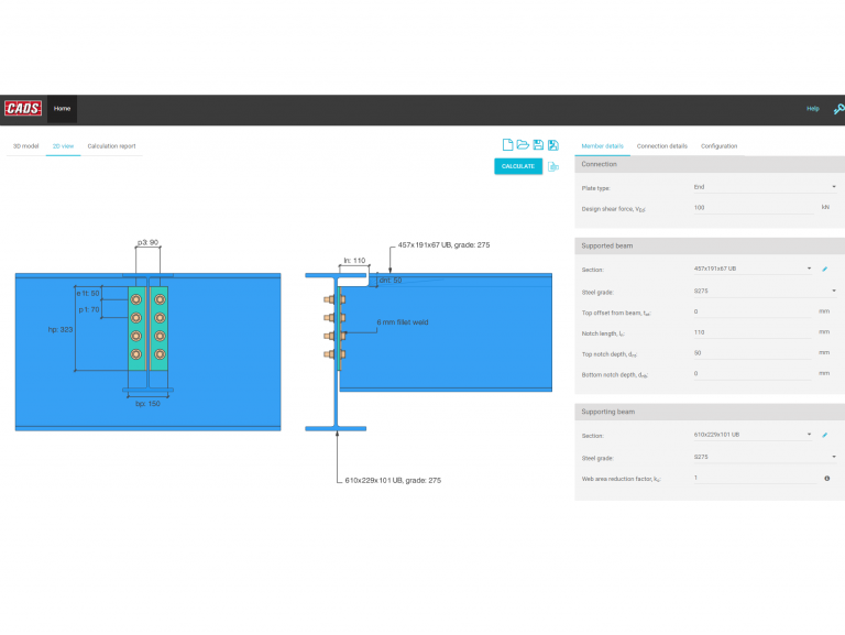 Steel Simple Connection Designer - CADS UK