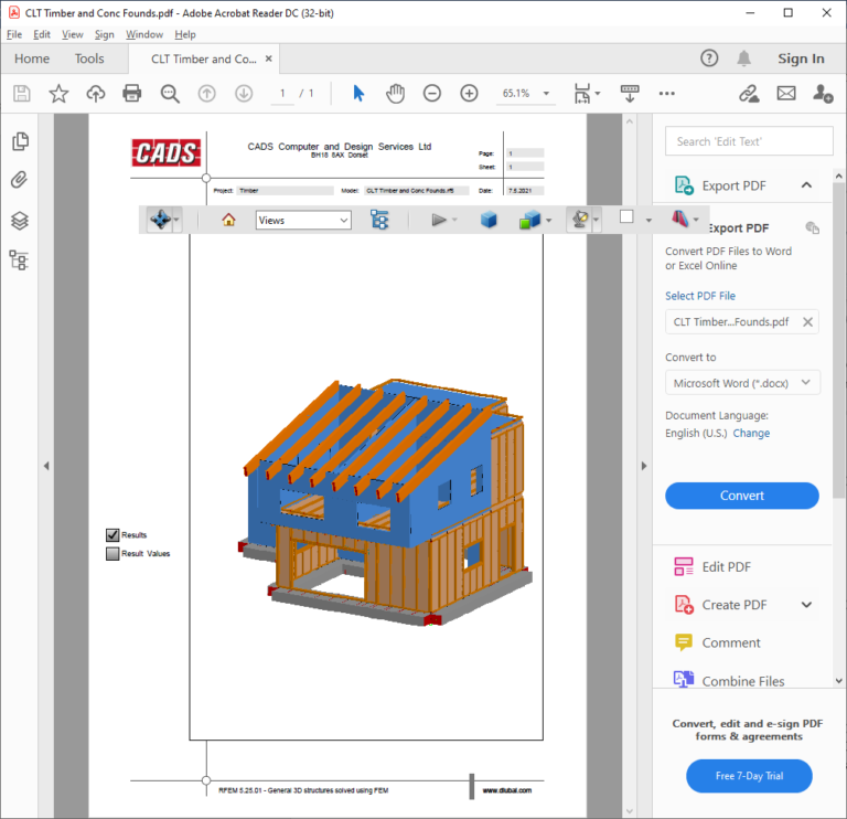 CADS Dlubal Features